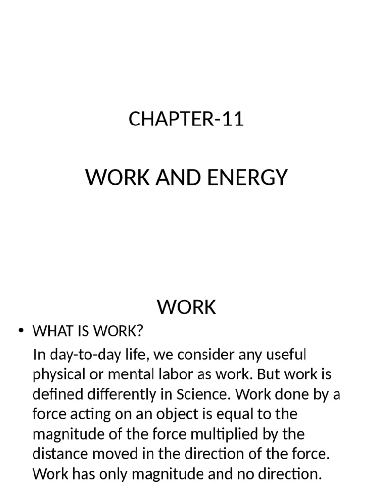 Understanding Work in Physics | PDF