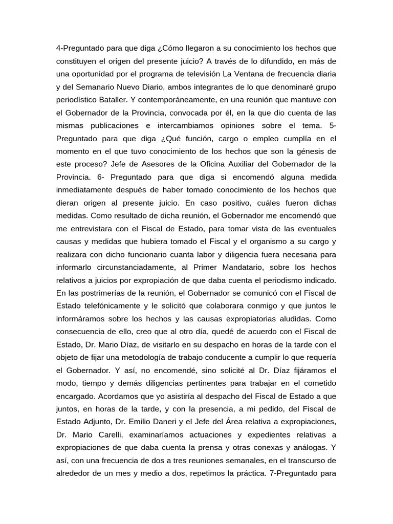 Proceso de Expropiaciones: Informe Judicial | PDF | Fiscal | Gobierno
