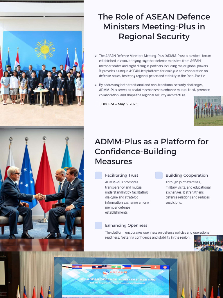 ASEAN Defence Ministers Meeting Plus in Regional Security | PDF ...