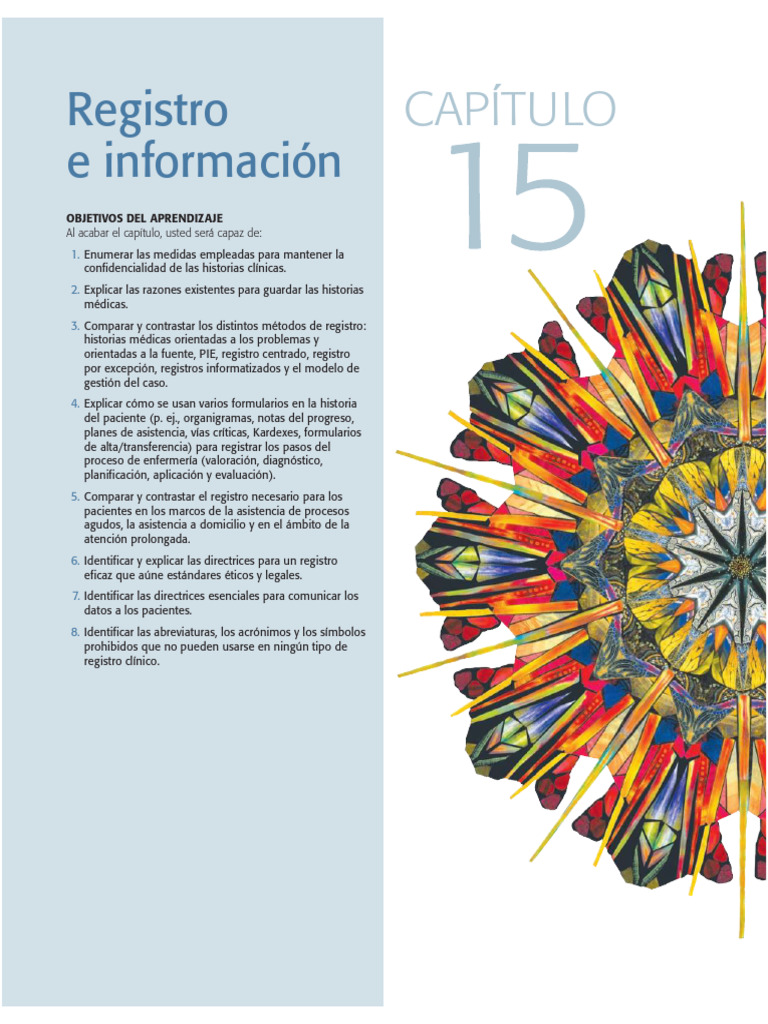 Kosier - Cap 15 | PDF | Historial médico | Enfermería