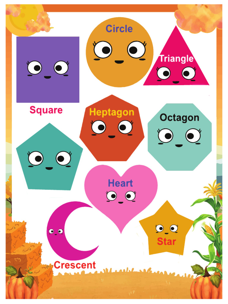 Kids Shape Learning Worksheet Material, Printable Worksheet For ...