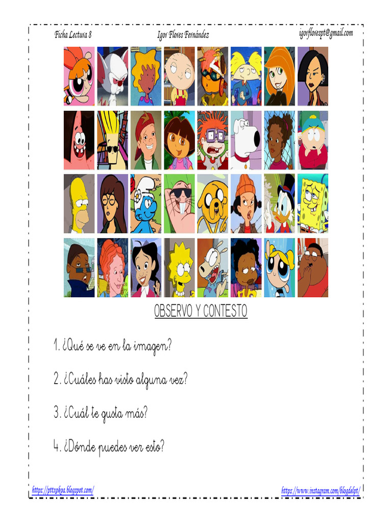 1 Fichas Comprensión Lectora VIDA COTIDIANA 2pequeños PPT Modo-9 | PDF