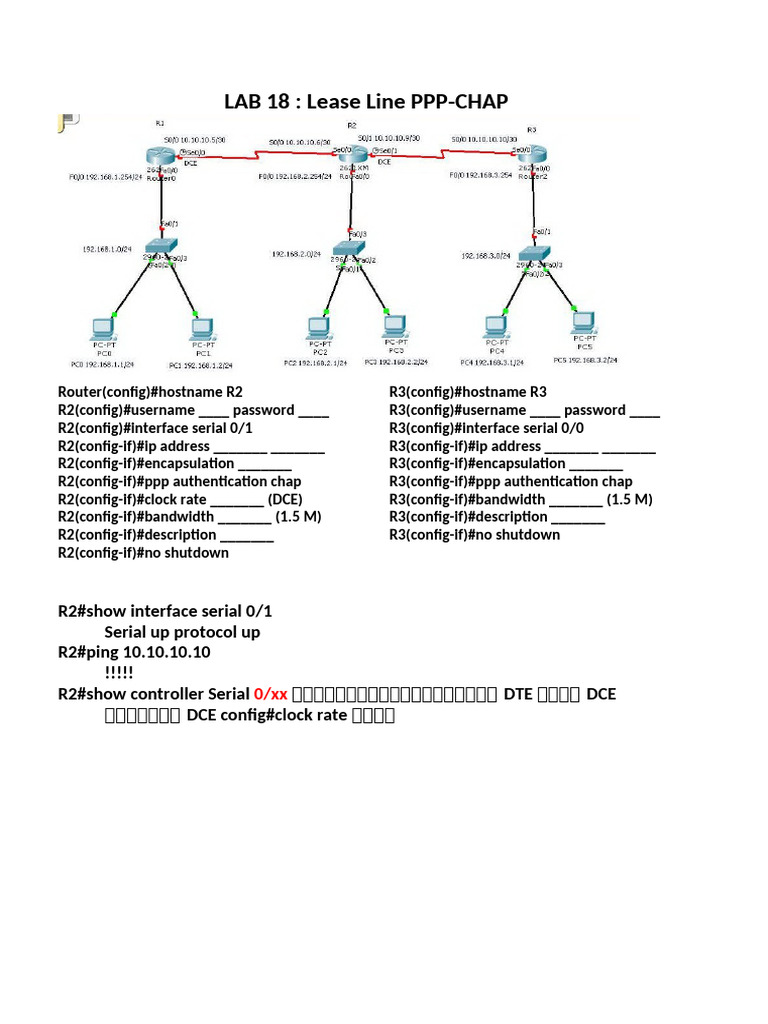 Lease Line PPP-CHAP | PDF