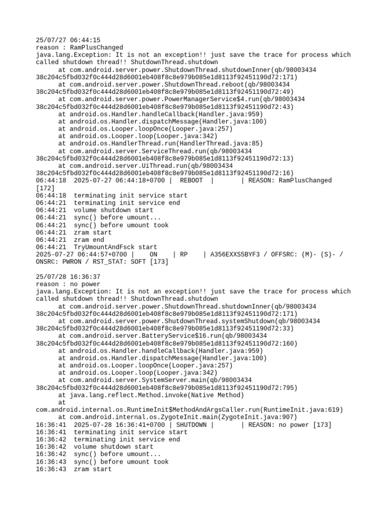Power Off Reset Reason Backup | PDF | Embedded Linux Distributions | Mobile Linux