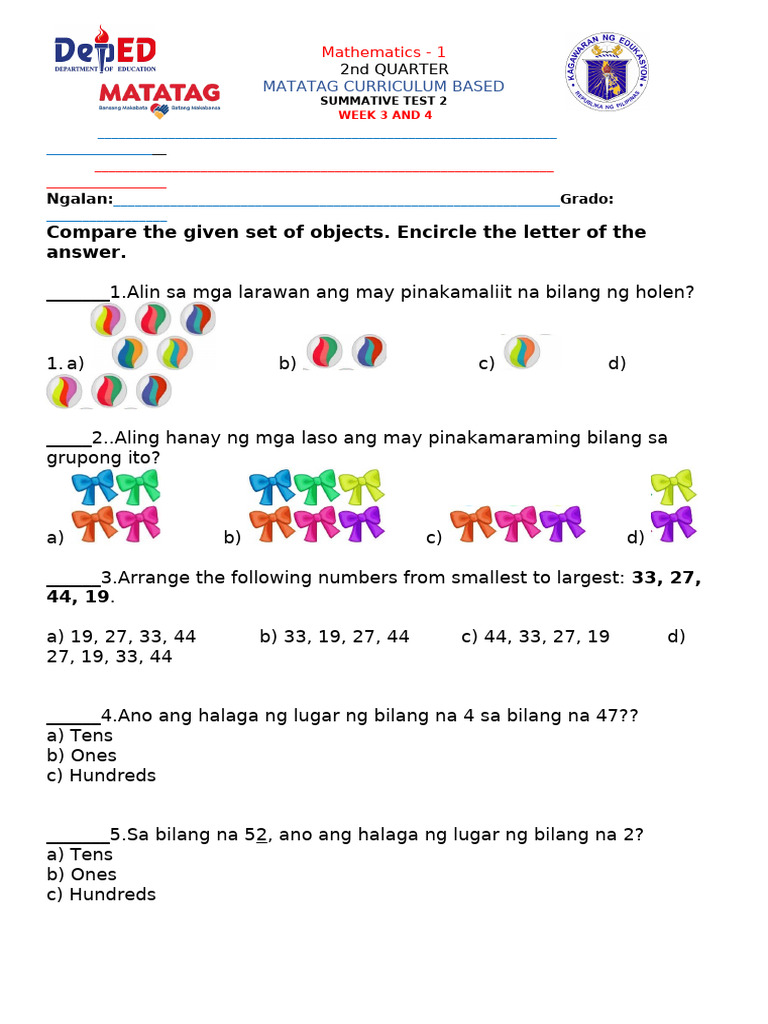 Math (Week3n4) .Docx Tagalog | PDF