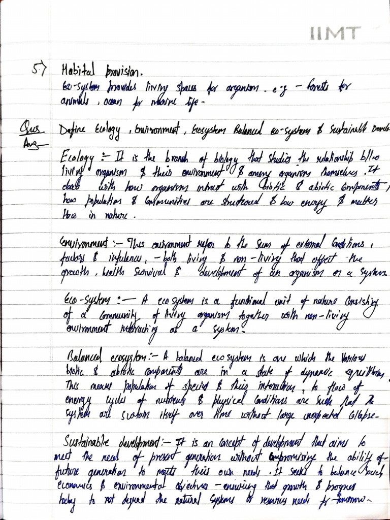 Environmental Science Assignment 1 - 1129 | PDF