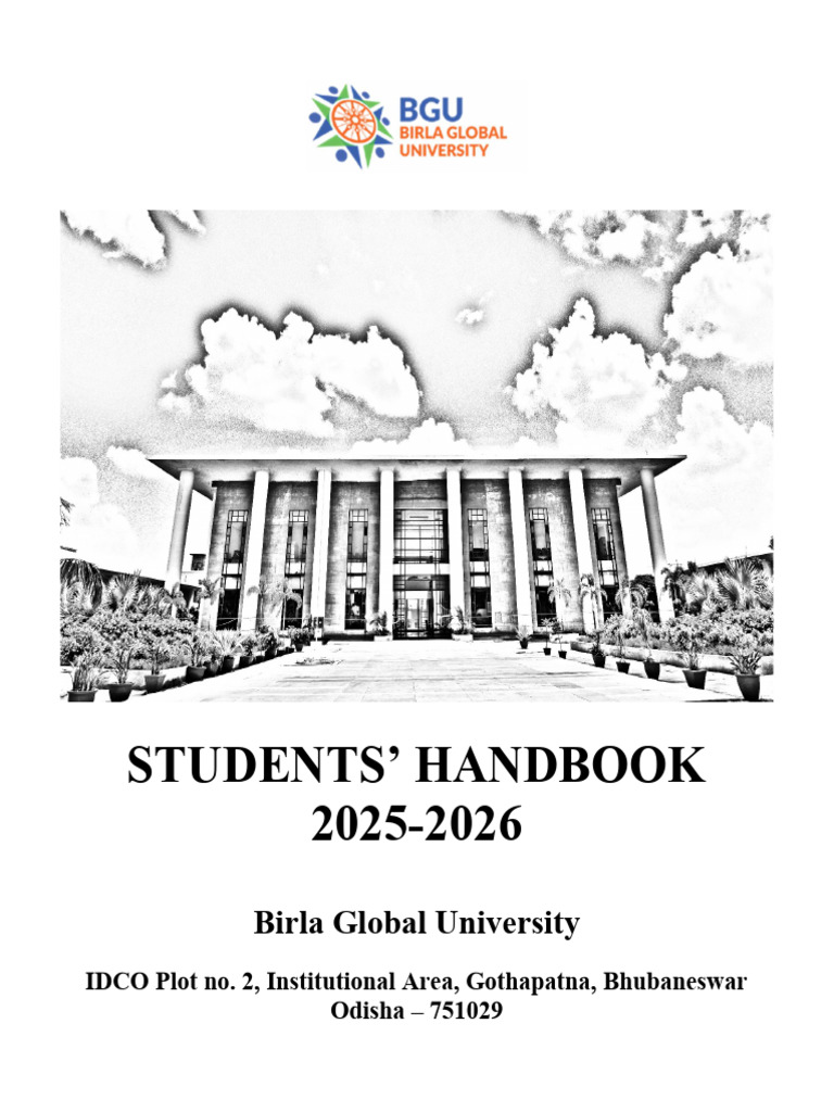 Students Handbook 2025 2026 | PDF | Science | Academic Degree