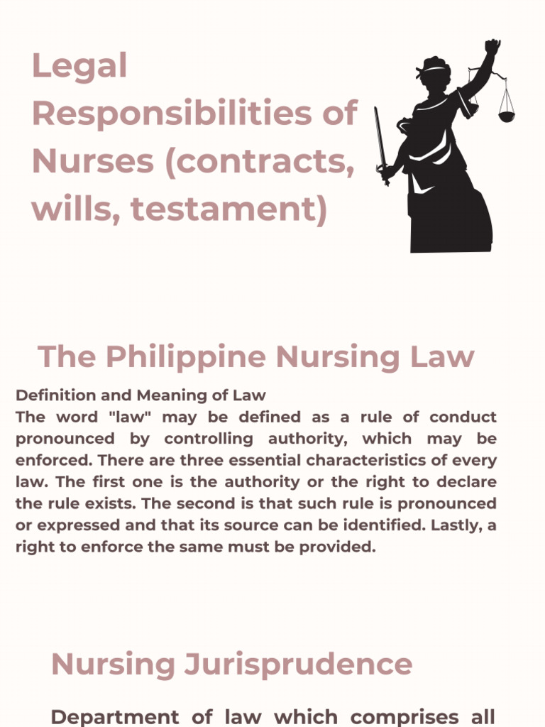 Legal Responsibilities of Nurses - 20250928 - 163924 - 0000 | PDF