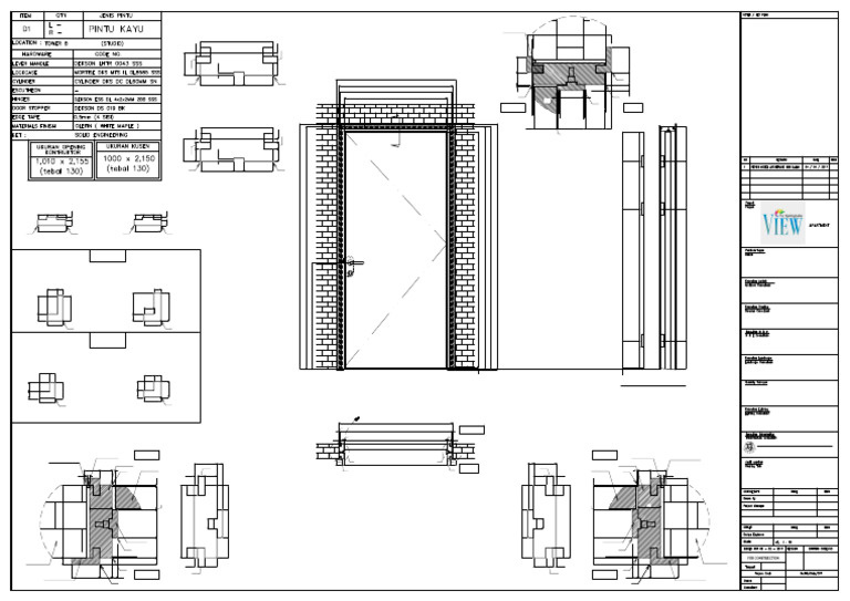 Original Drawing Pintu Kanan | PDF