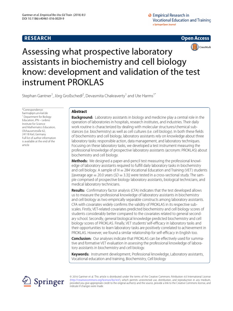 Assessing What Prospective Lab | PDF
