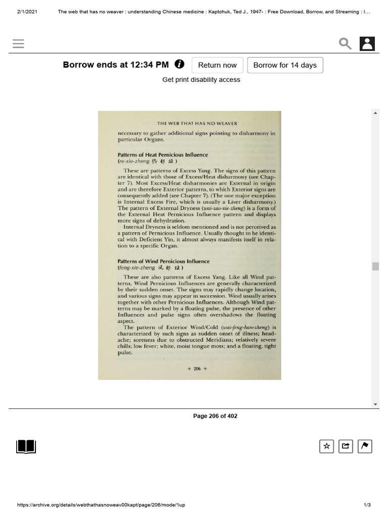 The Web That Has No Weaver - Understanding Chinese Medicine - Kaptchuk ...