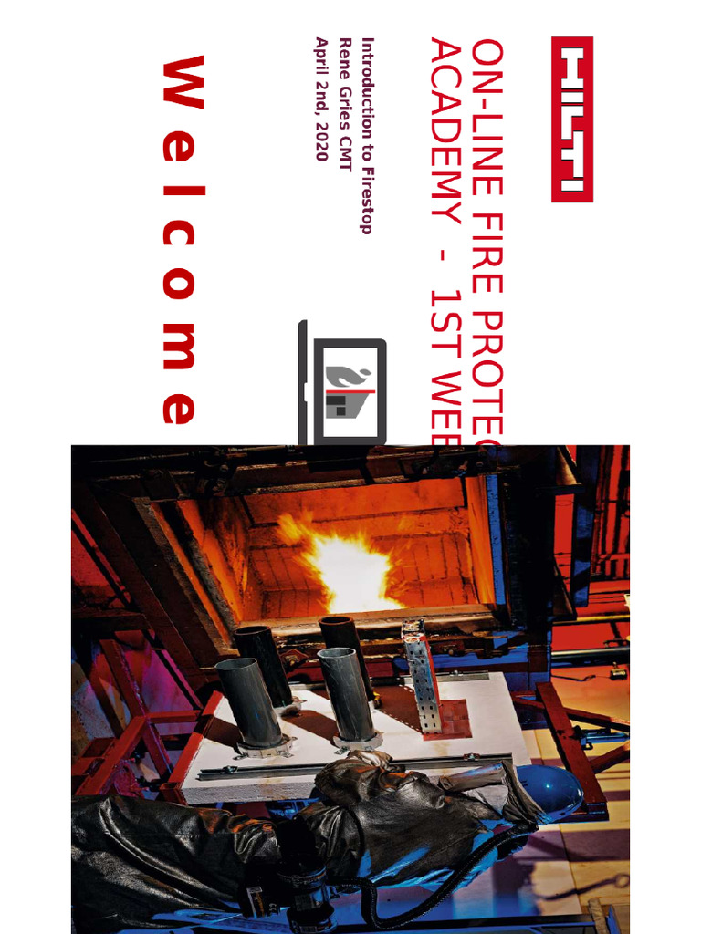 Webinar Introduction To Firestop Ppt Hilti Pdf