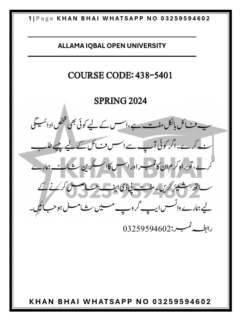 438-5401 SPRING 2024 Solved Key Questions | PDF | Partnership | Expense