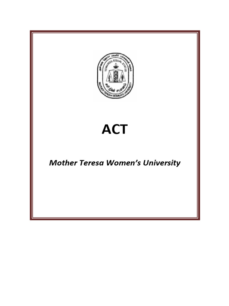Act Mtwu | PDF | Employment | University