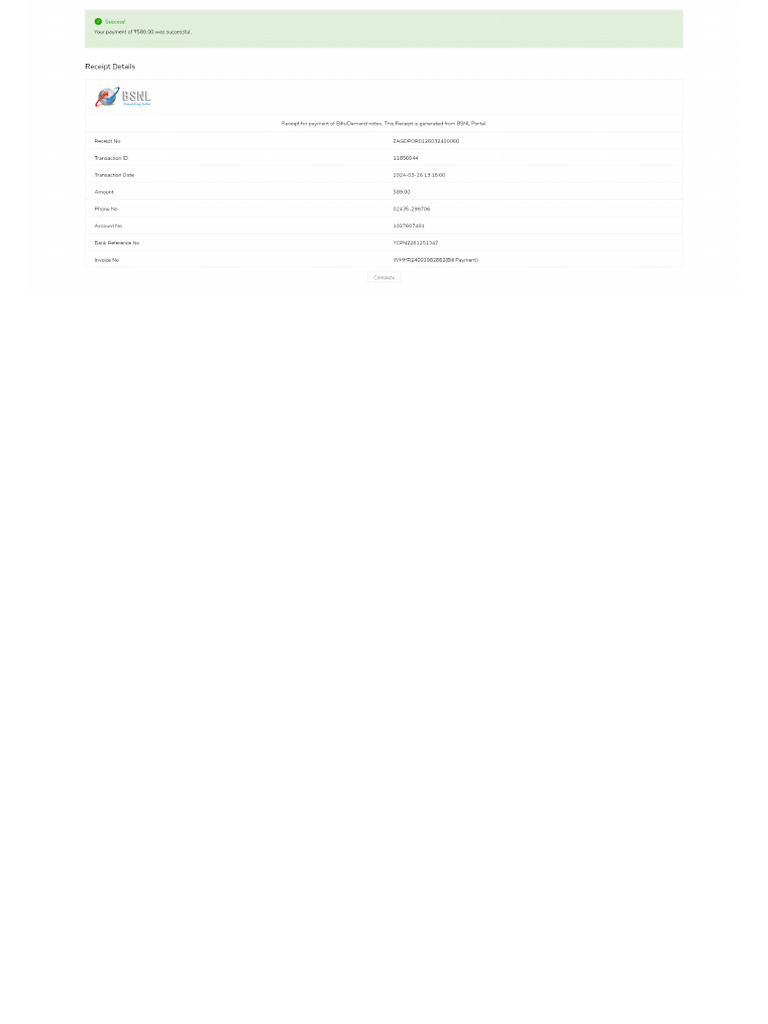 Receipt | PDF