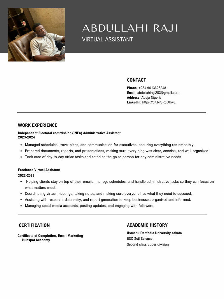 Resume Abdullah I Raji | PDF