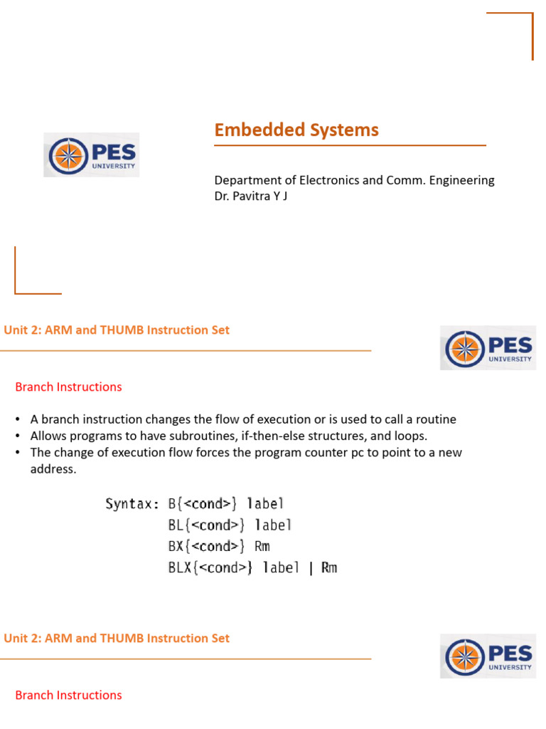 Embedded Systems Unit 2 Slides Pdf Integer Computer Science