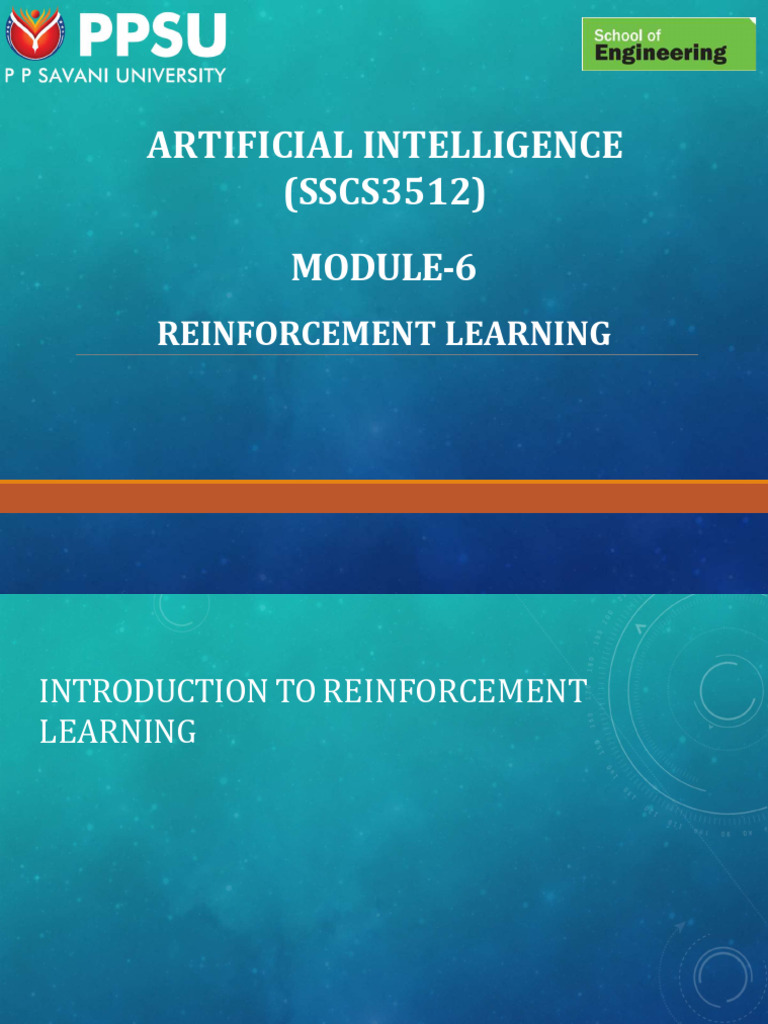 06 Reinforcement Learning | PDF | Reinforcement | Learning