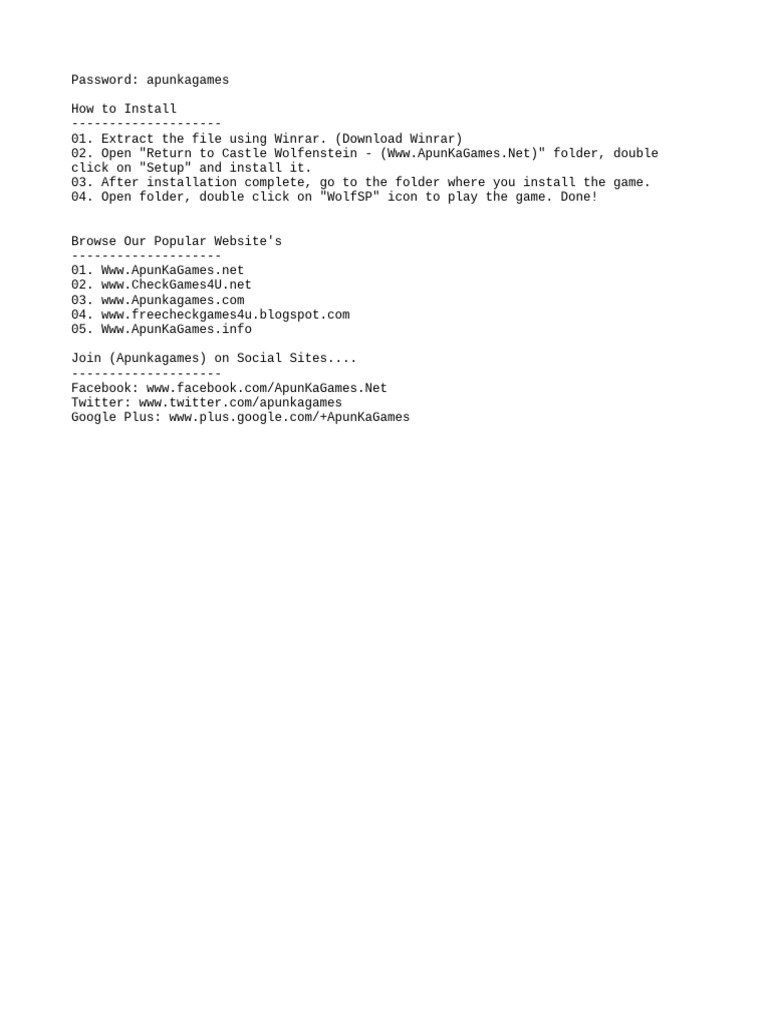 Read Me First - Instructions | PDF