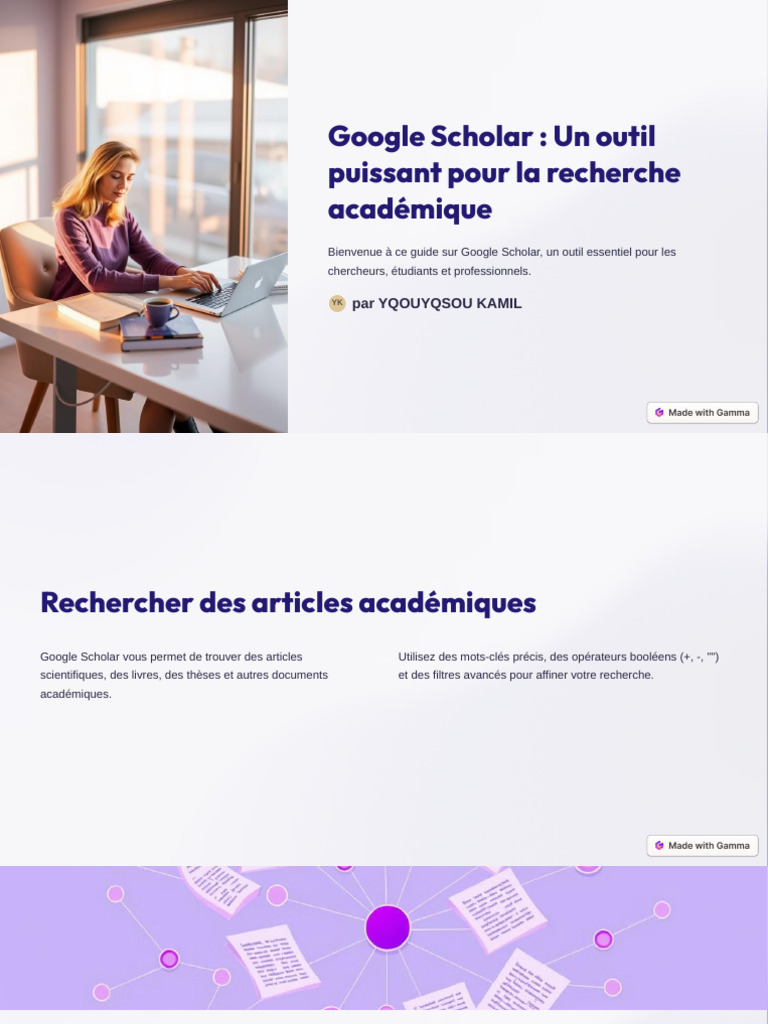 Google Scholar : Guide de recherche académique | PDF | Sciences de l ...