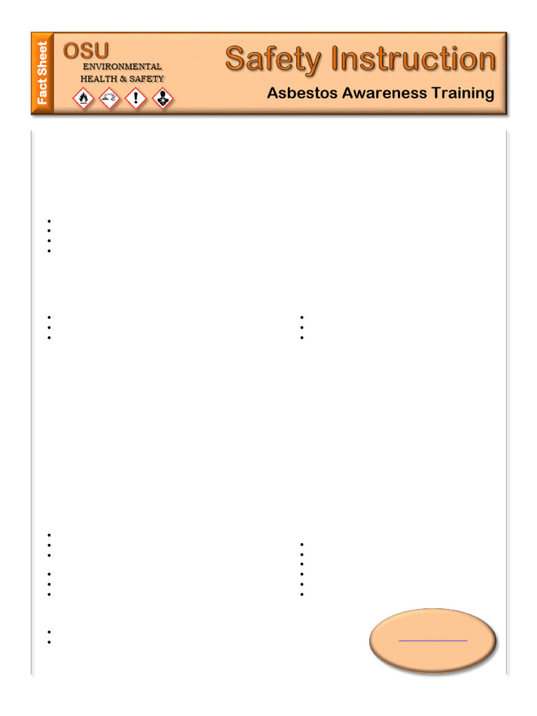 Asbestos Awareness Training Guide | PDF | Asbestos | Cancer