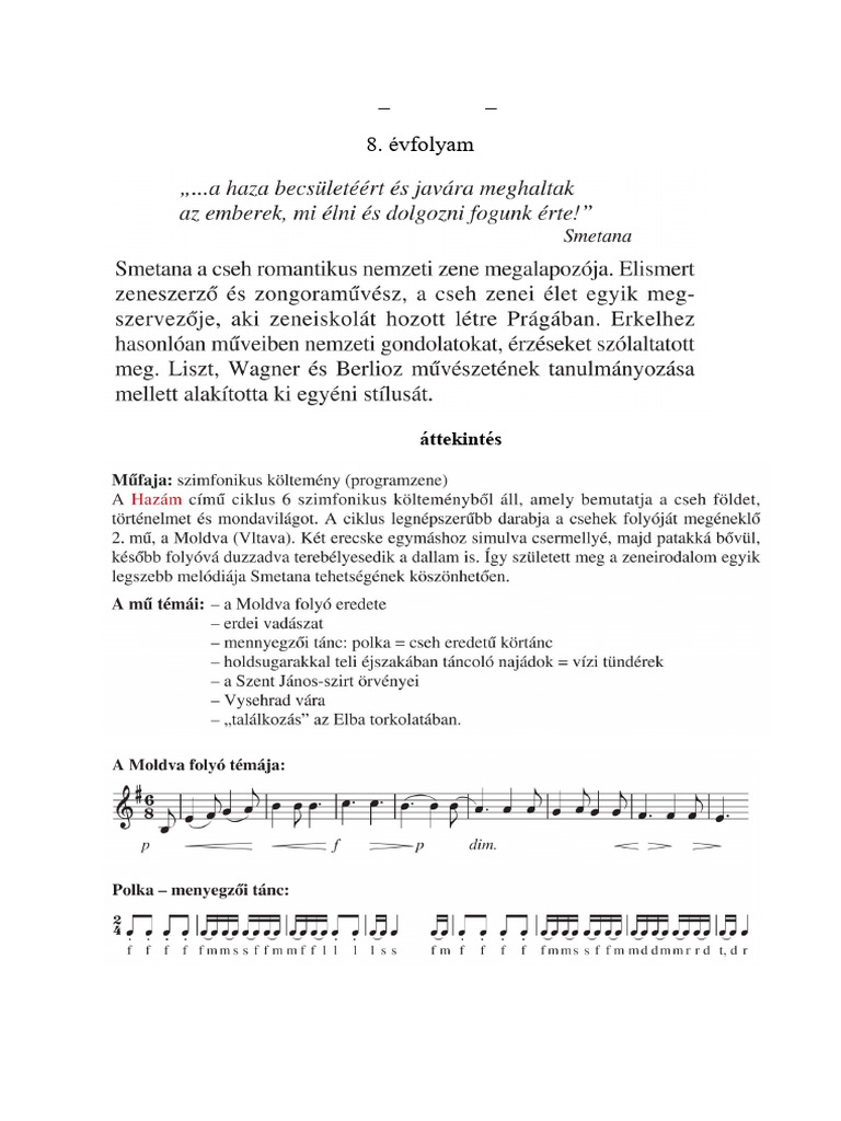 Romantika 8 Dvorak Smetana | PDF