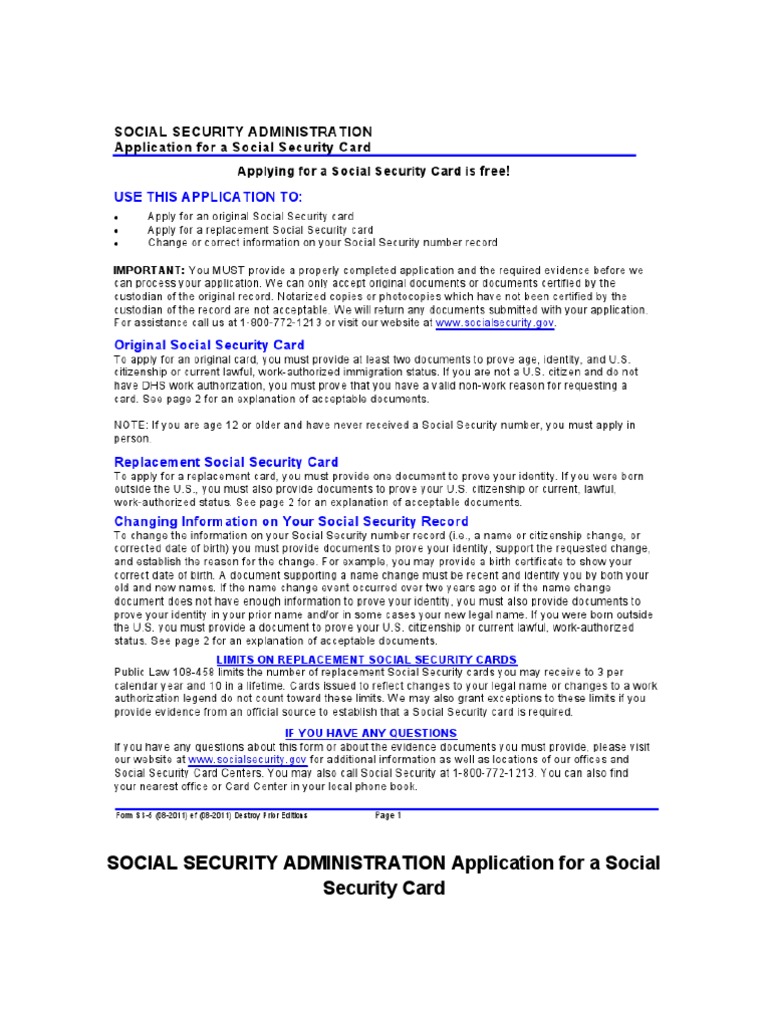 Ss 5 | PDF | Social Security Number | Race And Ethnicity In The United ...
