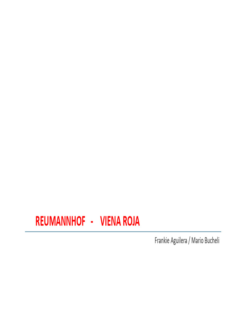 REUMANNHOF | PDF | Edificios y estructuras