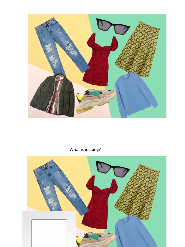 What Is Missing Clothes | PDF