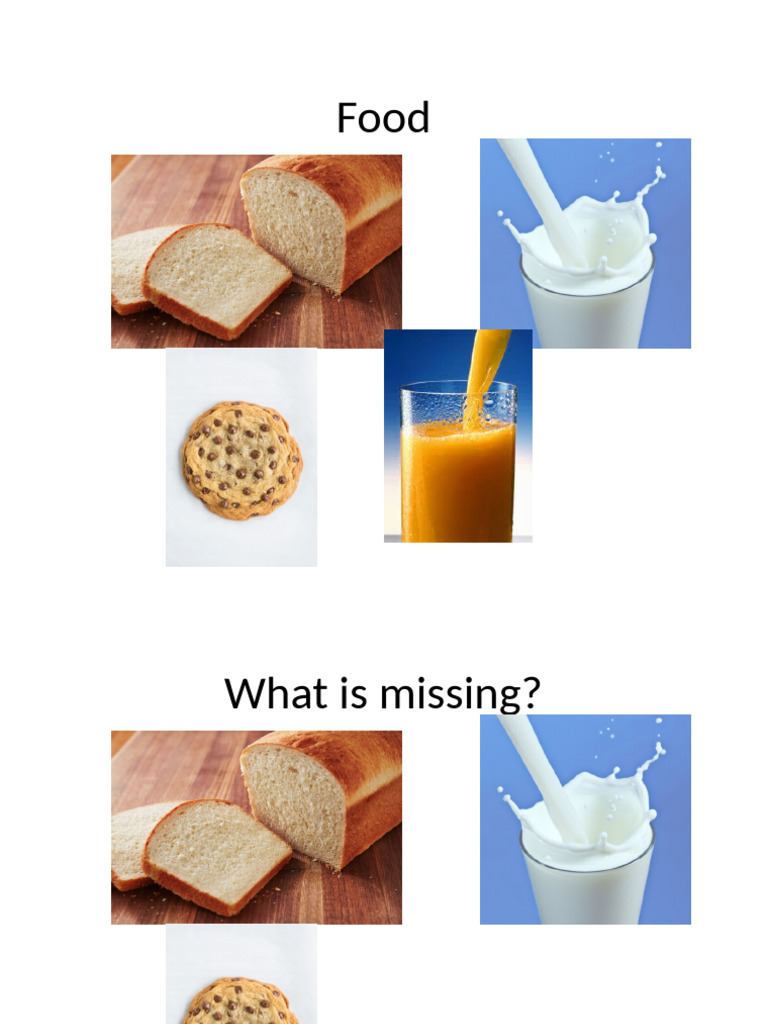What Is Missing Food | PDF