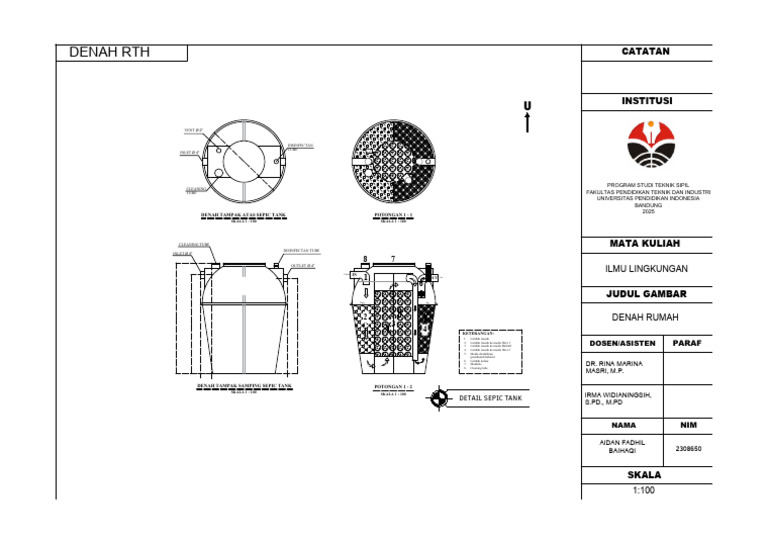 Detail Septic Tank | PDF