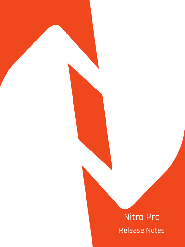 Nitro Pro Release Notes | PDF | Microsoft Windows | Microsoft Word