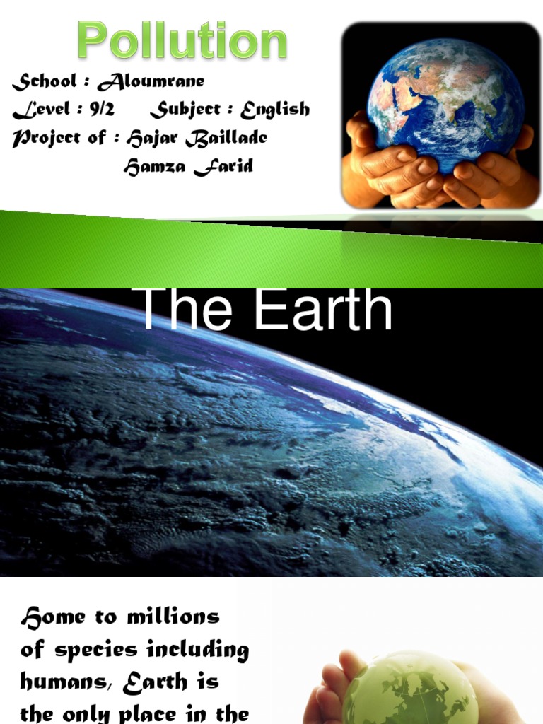 Understanding Earth's Pollution Types | PDF | Home & Garden | Science ...