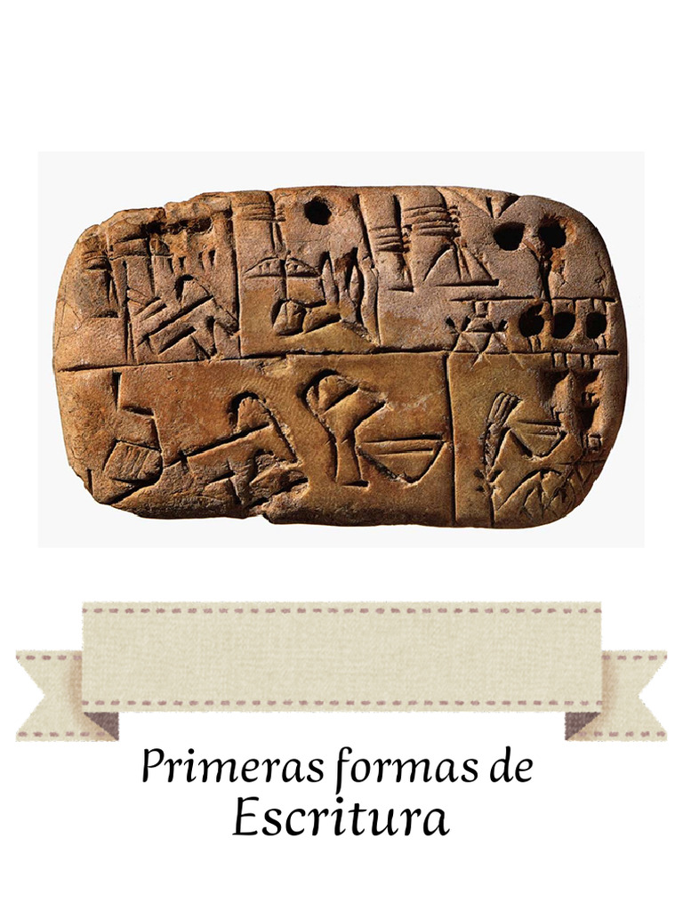 Primeras Formas de Escritura | PDF