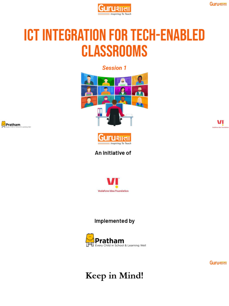 ICT Integration For Tech-Enabled Classrooms - Session 1 - Final - Hindi ...