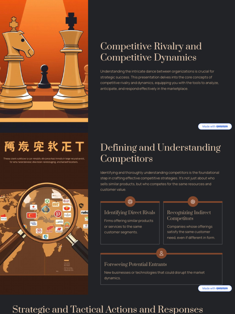 Competitive Rivalry and Competitive Dynamics | PDF | Competition | Strategic Management