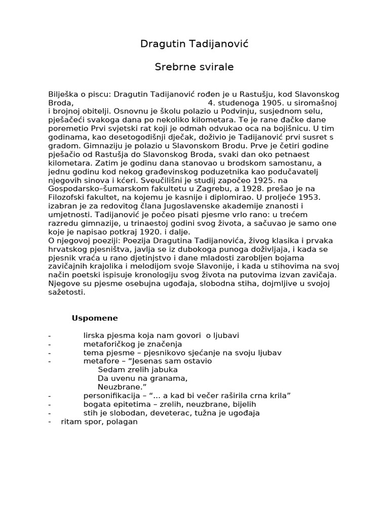 Srebrne Svirale Verzija 3 | PDF