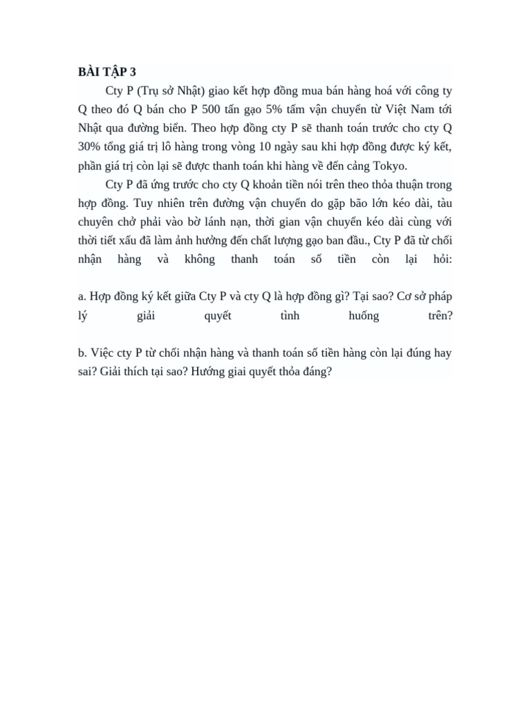 Bai Tap 3 | PDF