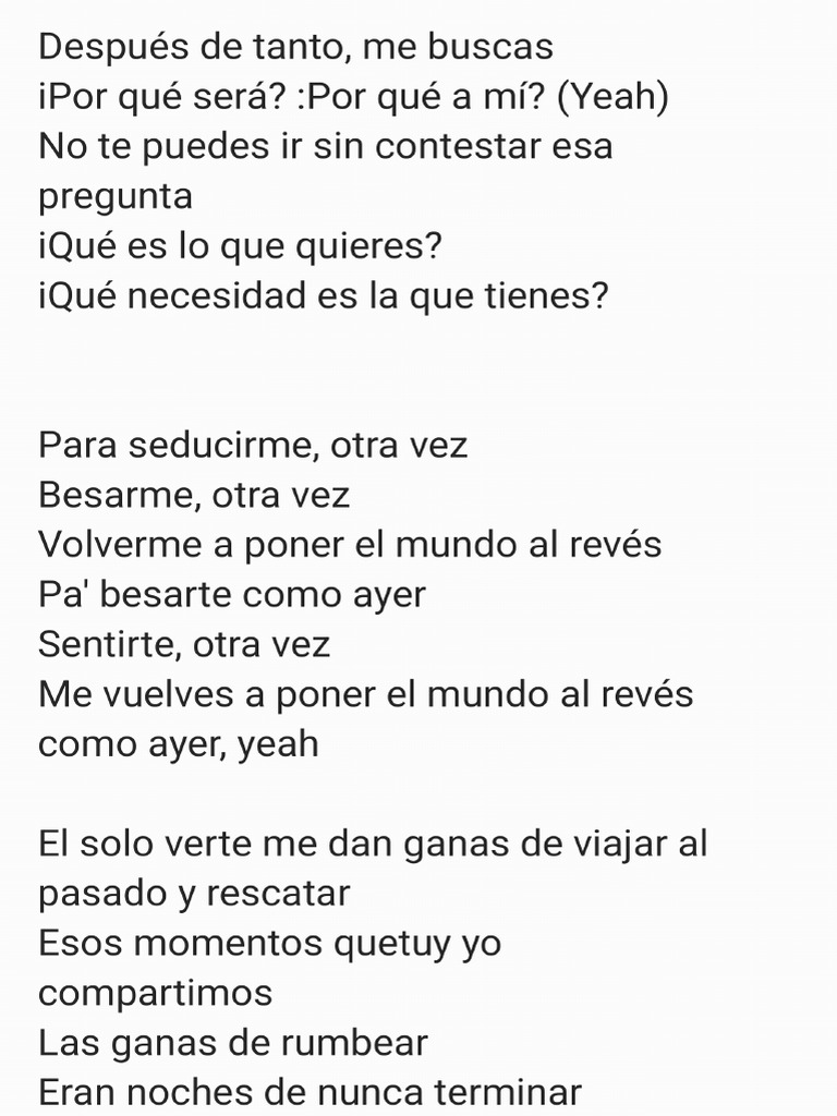 Andas en Mi Cabeza | PDF