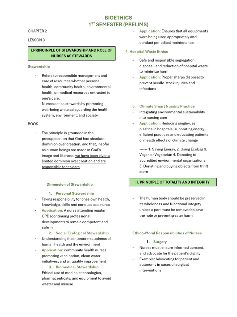Bioethics Lesson 3 | PDF | Nursing | Informed Consent