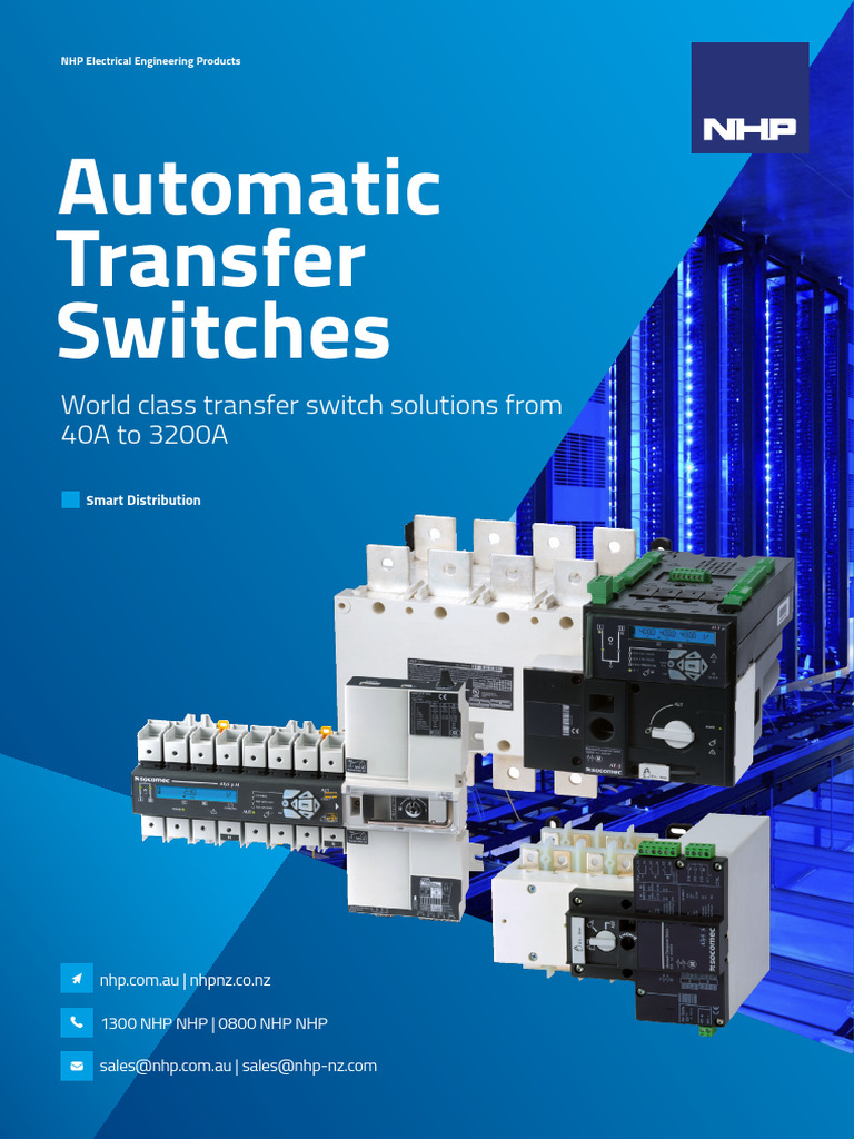 NHP Socomec ATS Solutions Overview | PDF | Switch | Relay
