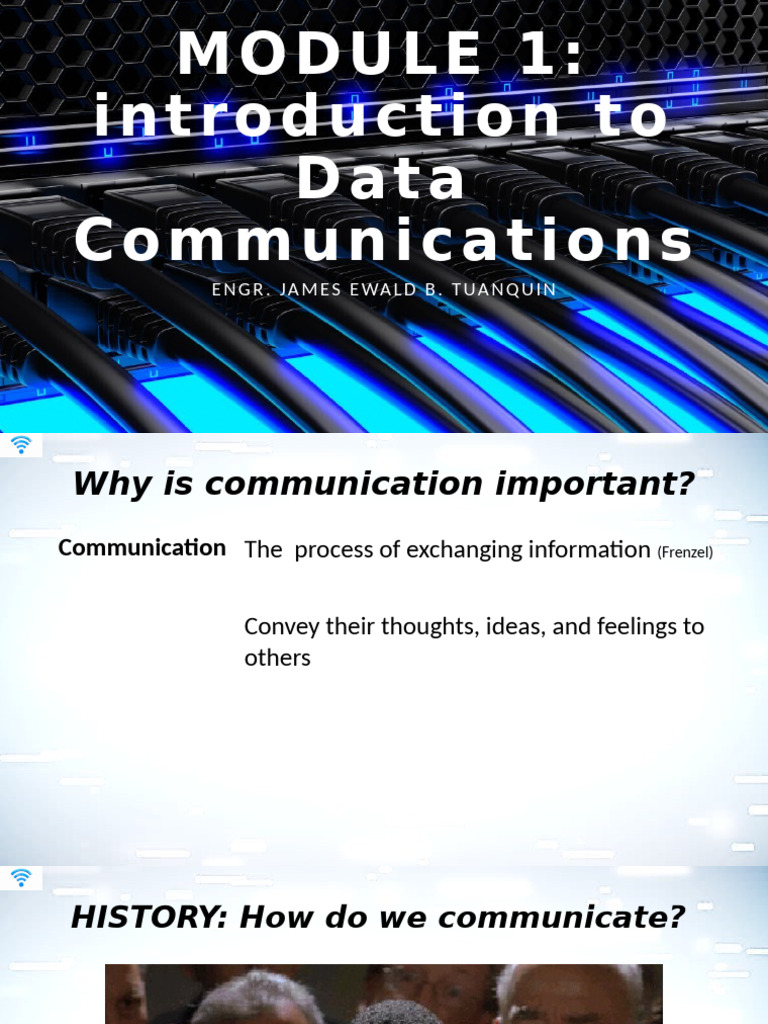 DACOM - Module 1 Introduction To Data Communications | PDF | Communications System ...