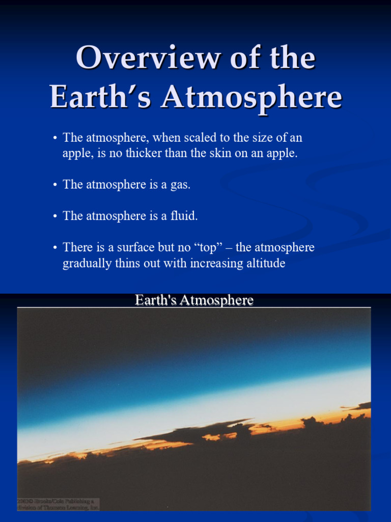 The Earth's Atmosphere Notes | PDF | Atmosphere Of Earth | Atmosphere