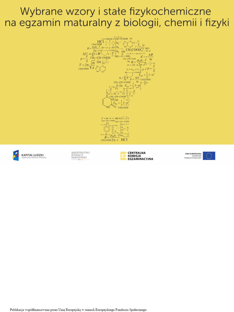 Tablice Fizyczne Chemiczne Biologiczne | PDF
