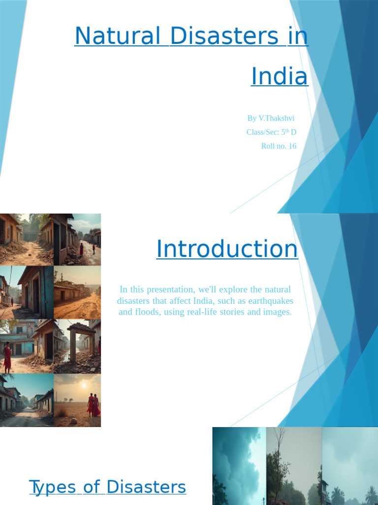 Natural Disasters Impacting India | PDF