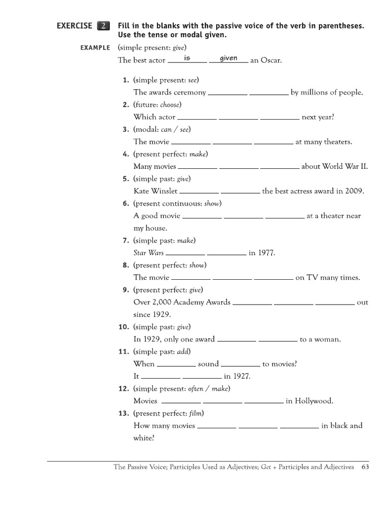 Passive Voice All Tenses | PDF