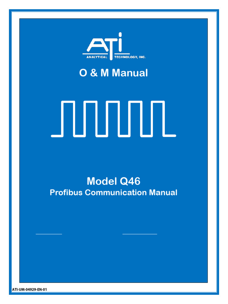 Profibus Communication Manual for Q46 | PDF | Computer Network | Oxide