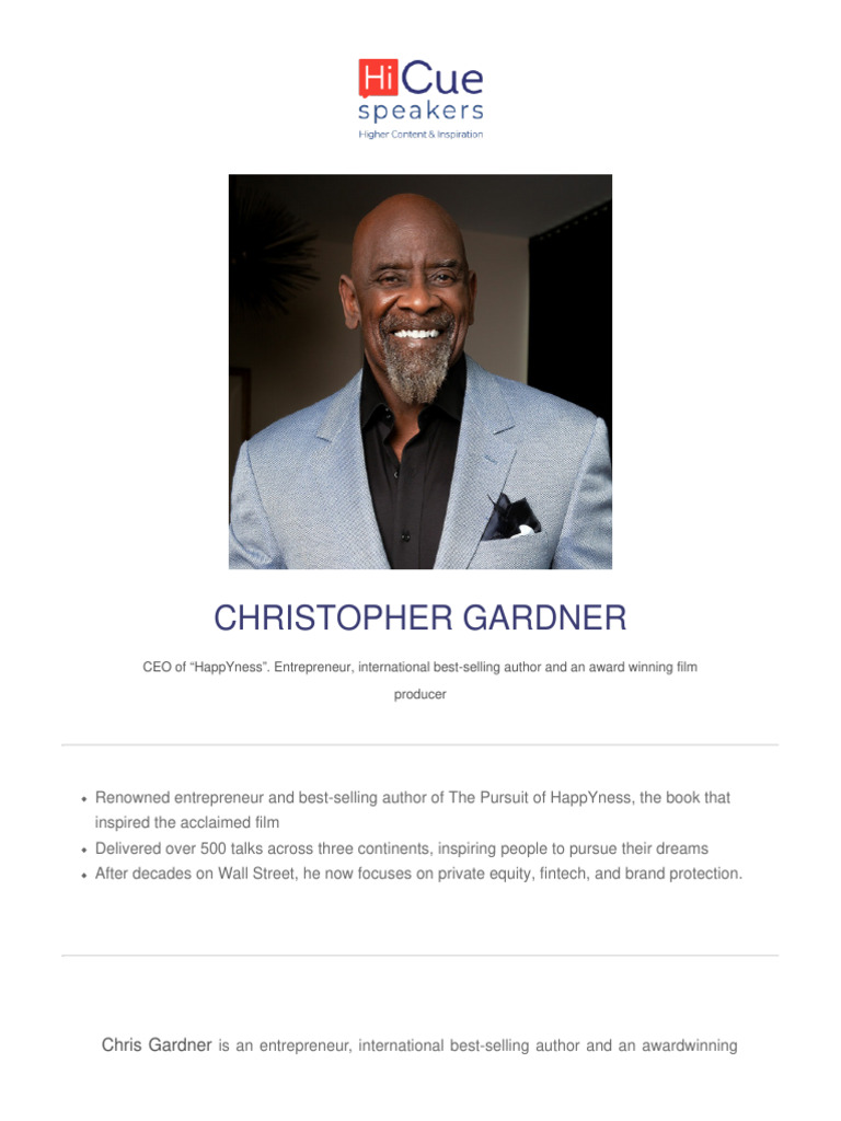 Christopher Gardner | PDF
