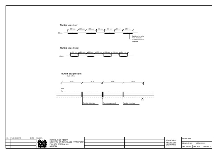 8500 Rumble Strips | PDF