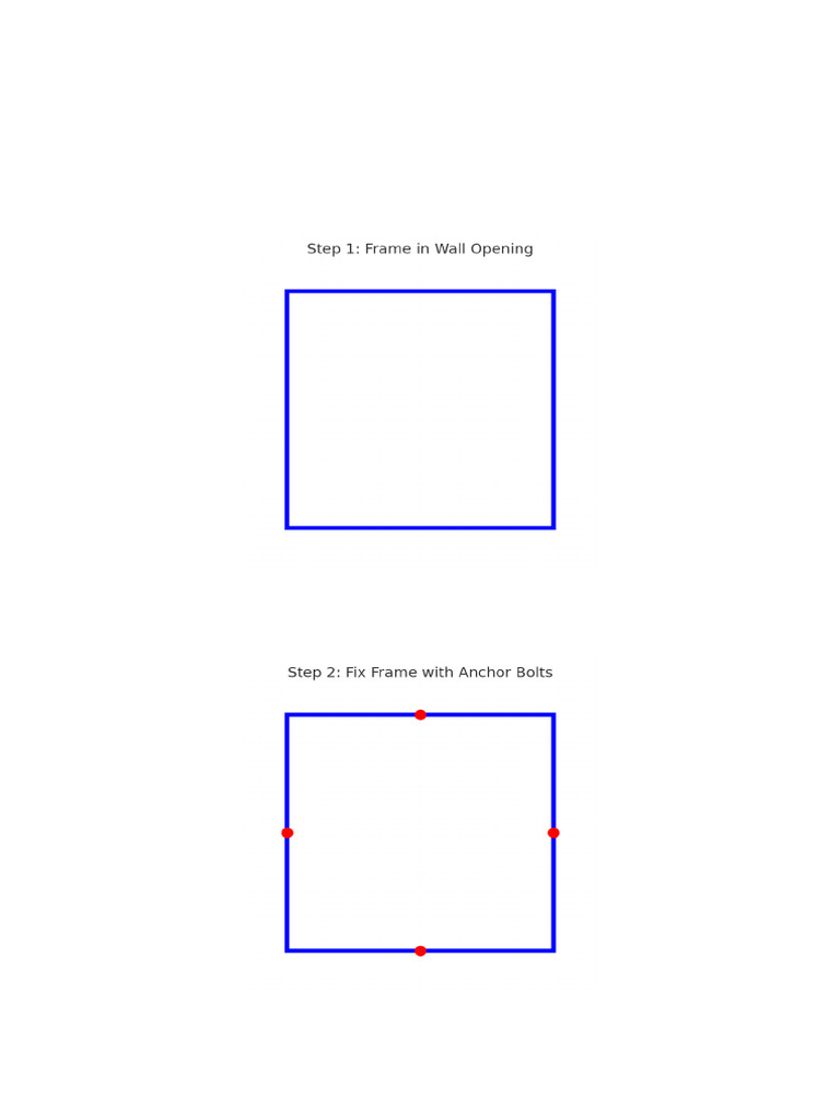 Method Statement Aluminum Sliding Windows With Sketches | PDF